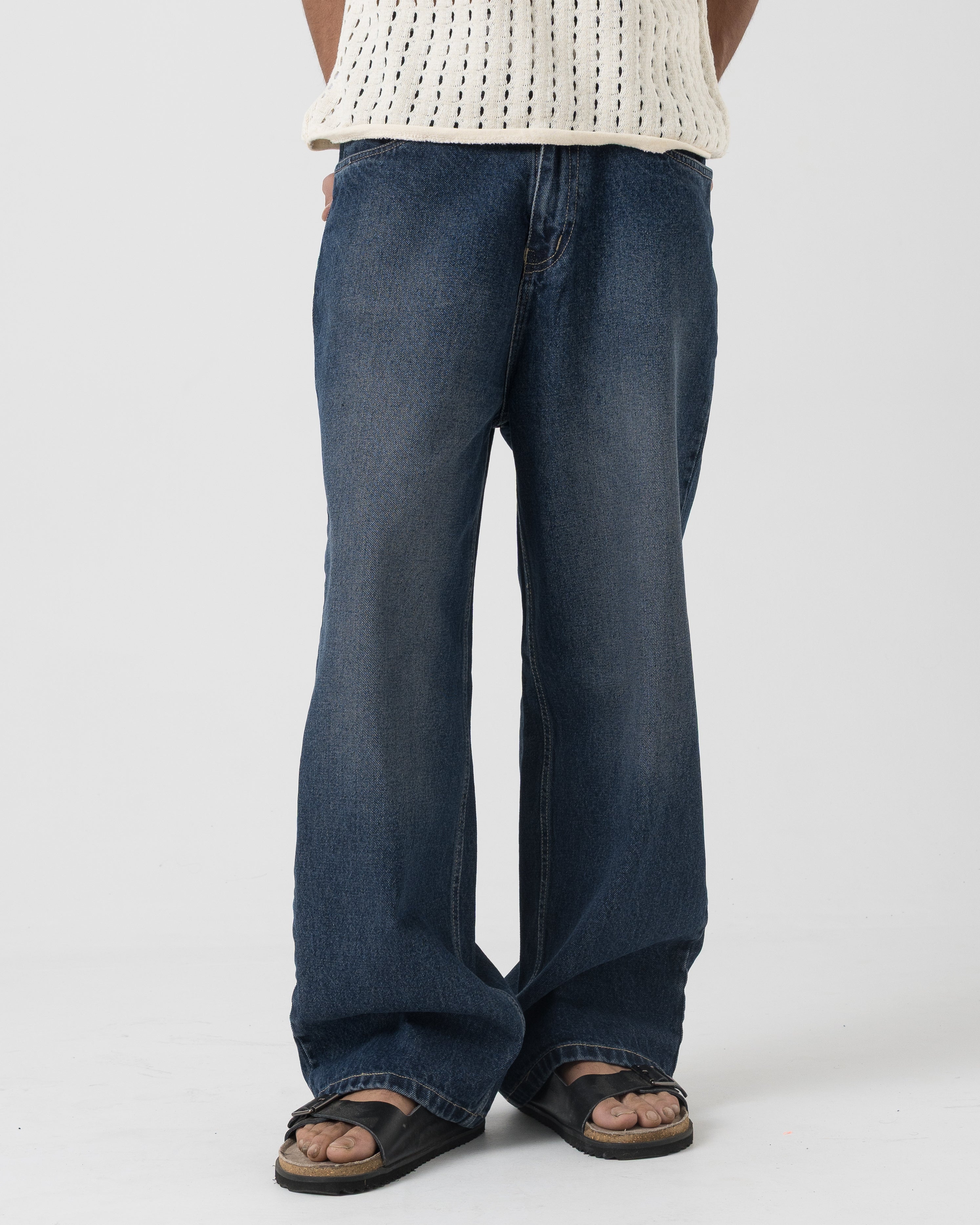 Baggy Fit Denim (Deep Blue) – untld.in